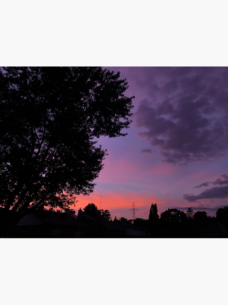 "Lavender Sky" Poster by CavityCity | Redbubble