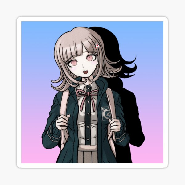 "Chiaki Nanami" Sticker by kawaiicrossing | Redbubble