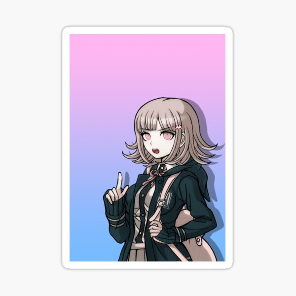 "Chiaki Nanami" Sticker by kawaiicrossing | Redbubble