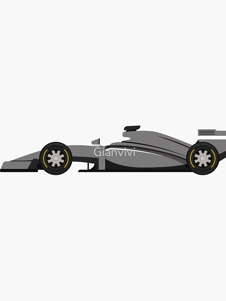 "Vintage Formula 1 racing car designed " Sticker for Sale by Gianvivi ...