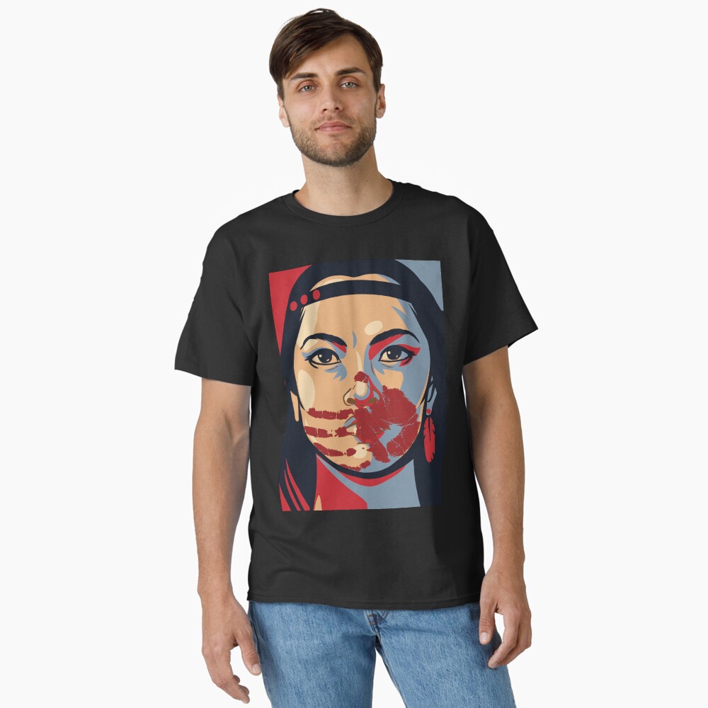 "MMIW Awareness Native American Woman Artwork For The Missing and ...