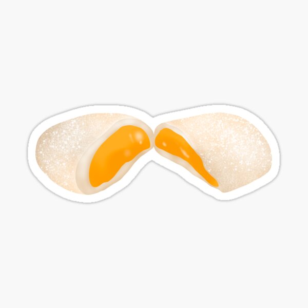 "Hong Kong Mango mochi " Sticker for Sale by Jodiecreates | Redbubble