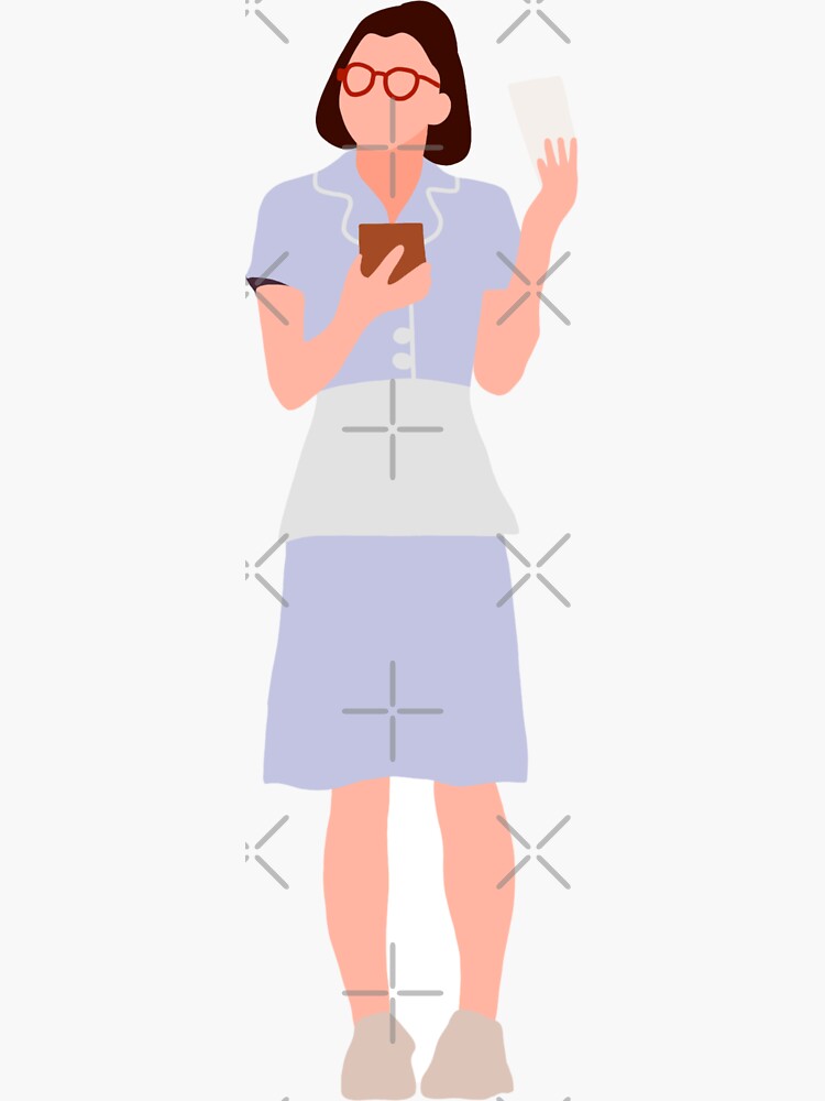 "Waitress Design - Dawn" Sticker for Sale by zoeyyyrose | Redbubble