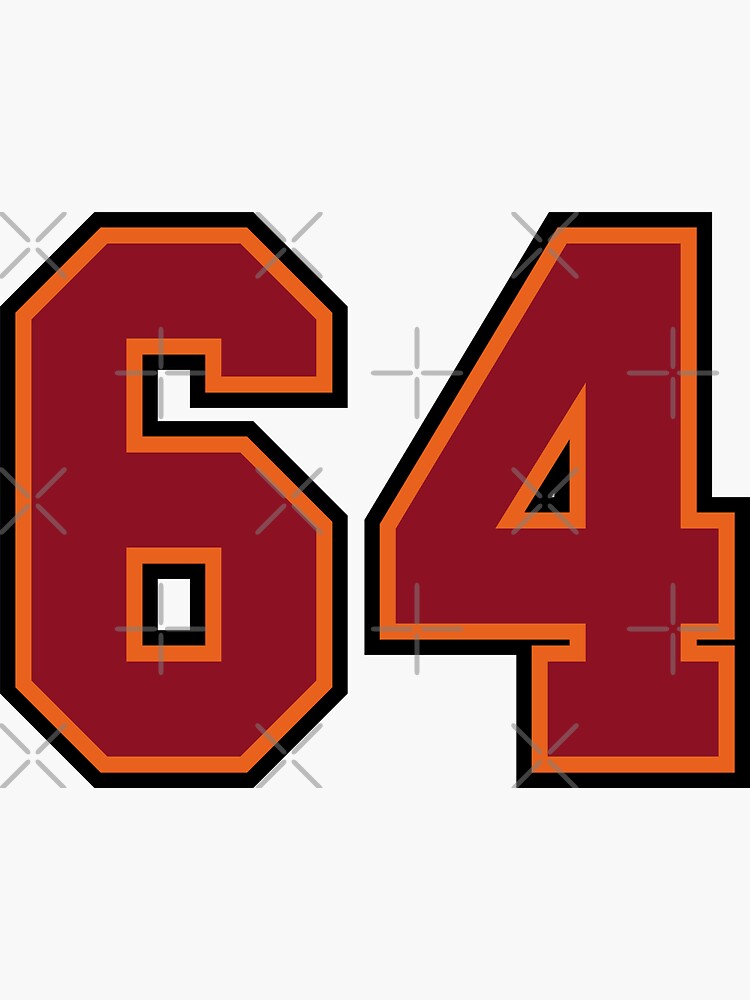 Number 64 Jersey