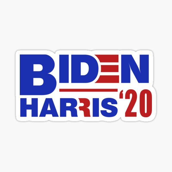 "Biden Harris 2020 logo" Sticker for Sale by DzineMon | Redbubble