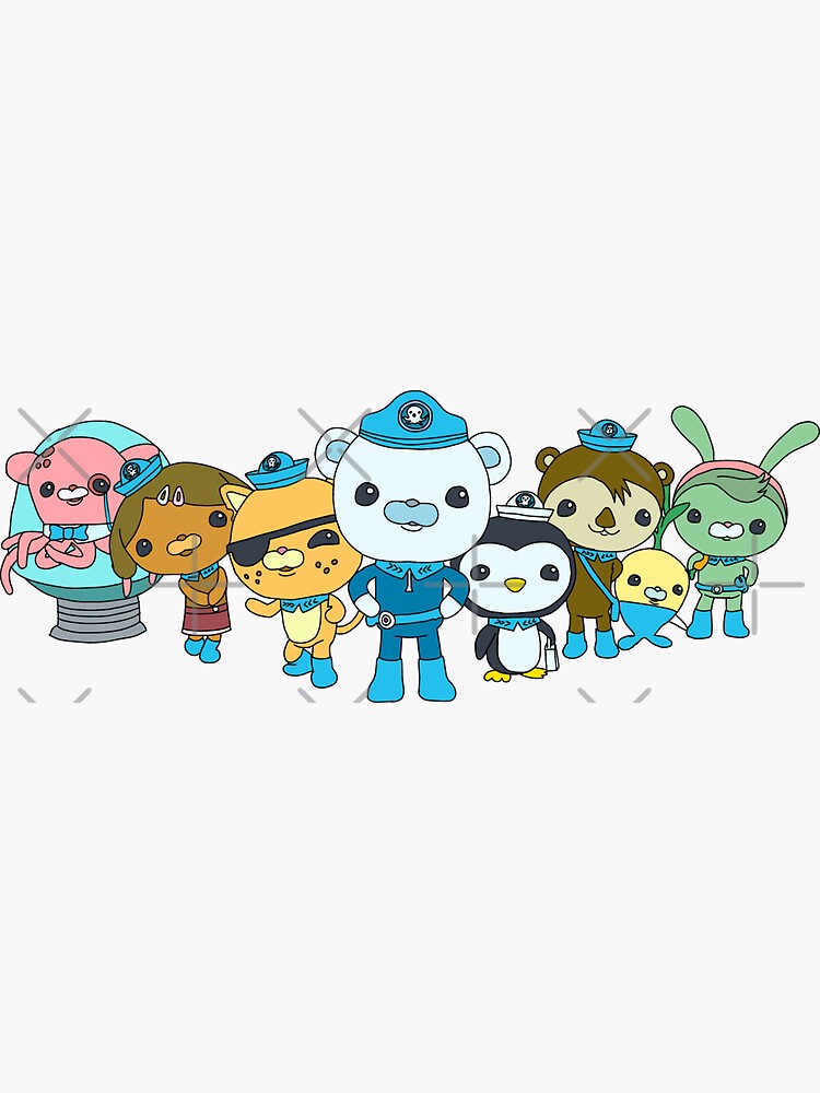 "The Octonauts" Sticker for Sale by SedgeWren | Redbubble