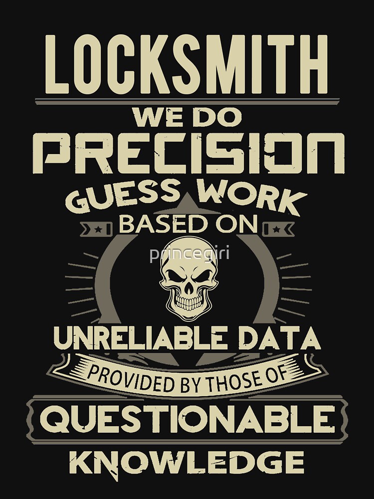 "Funny locksmith" T-shirt for Sale by princegiri | Redbubble ...