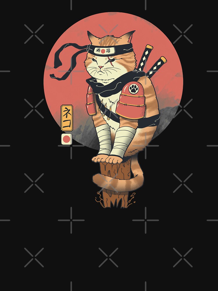 "Shinobi Cat" Essential T-Shirt for Sale by vincenttrinidad | Redbubble