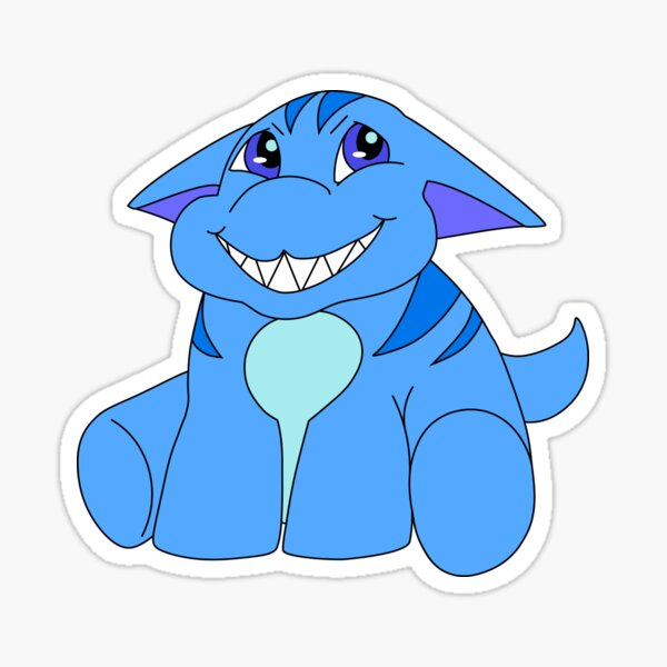 "Blue Poogle" Sticker for Sale by Shleemies | Redbubble