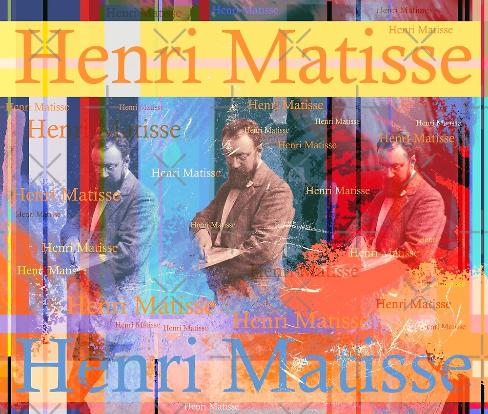 "Henri Matisse portrait, famous French painter, aesthetic collage for ...