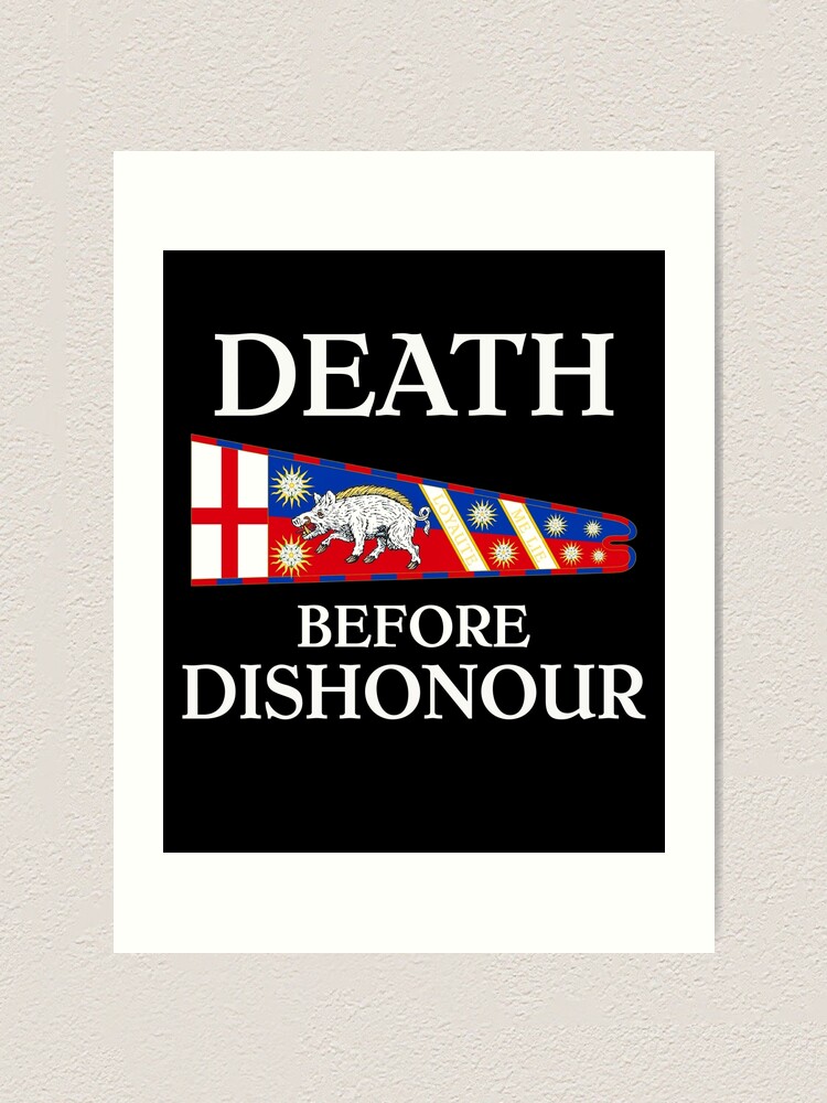 "Richard III Death before Dishonour" Art Print for Sale by MandWthings ...