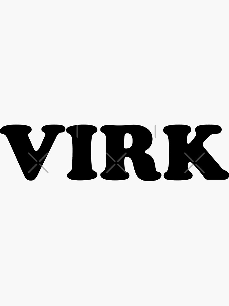 Virk Jatt Logo Sticker For Sale Mit "Virk" Von Guri386 | Redbubble