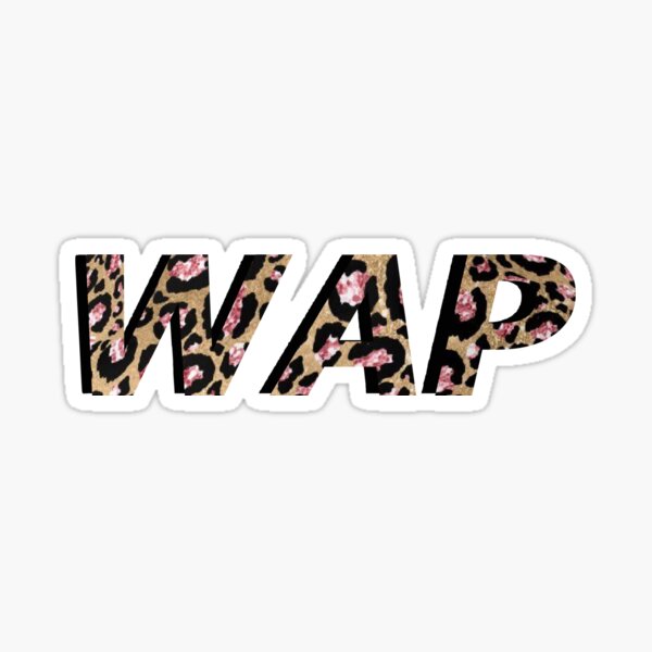 "WAP Cardi B Megan Thee Stallion Sticker " Sticker for Sale by ...