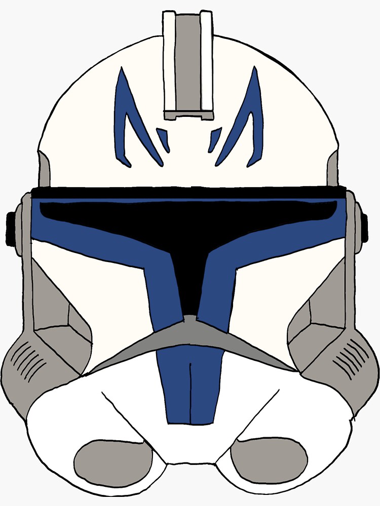 "Captain Rex" Sticker for Sale by GPC-Accessories | Redbubble