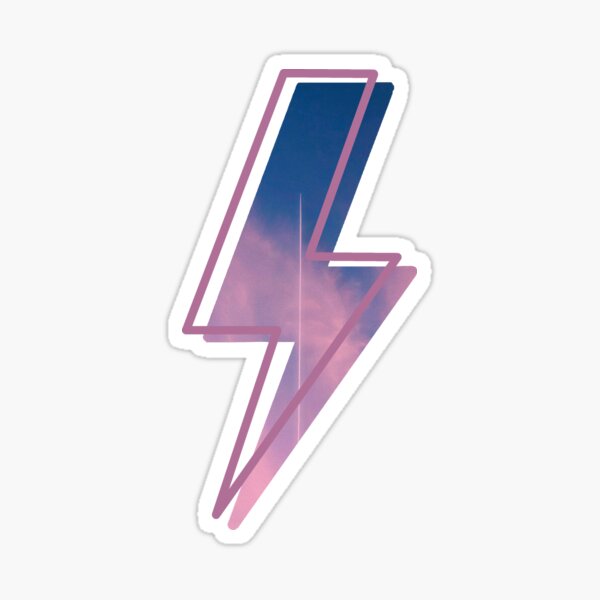 "Aesthetic cloud lightning" Sticker for Sale by ChantalJackie | Redbubble