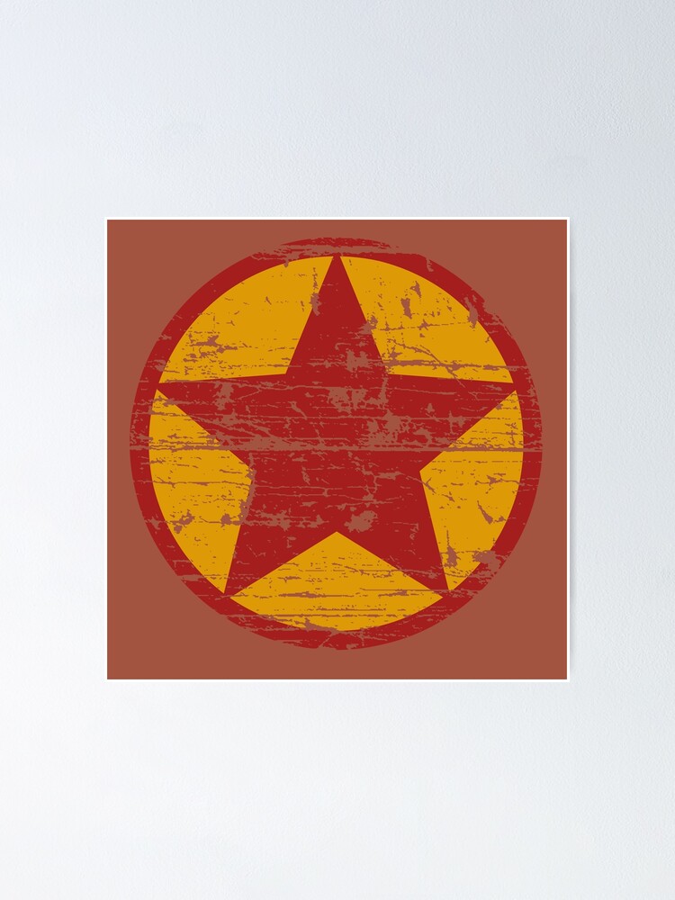 "Hannah's Distressed Star Tee" Poster for Sale by alexheberling | Redbubble