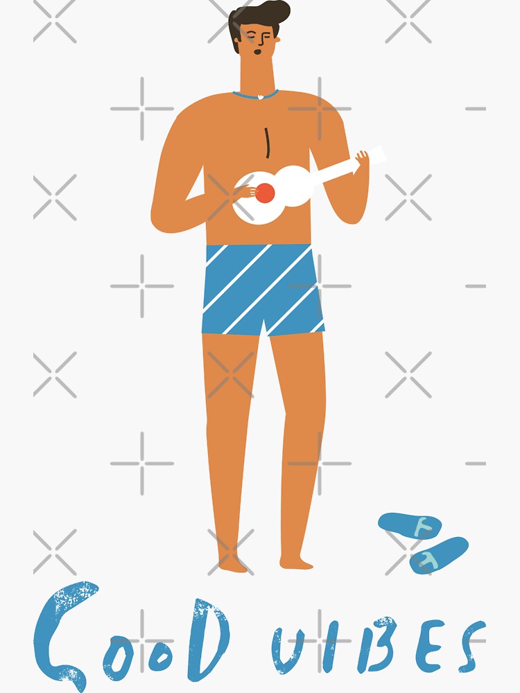 "Good vibes summer vacation" Sticker for Sale by 0kay-co | Redbubble