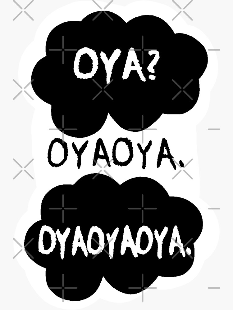 "Oya Oya Oya" Sticker for Sale by lucypucko233 | Redbubble
