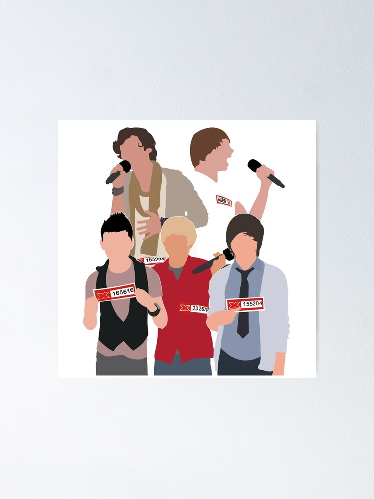 "one direction - xfactor" Poster for Sale by alishavictoriax | Redbubble