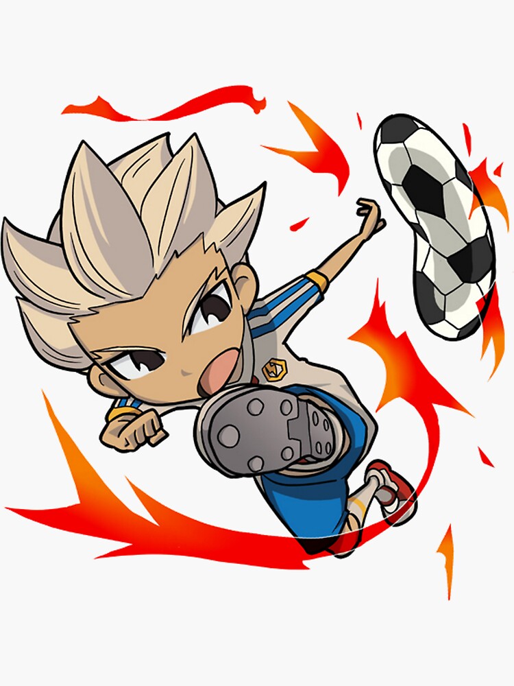 "Gouenji / Axel Blaze Chibi (Inazuma Eleven)" Sticker by AnimeWorldz ...