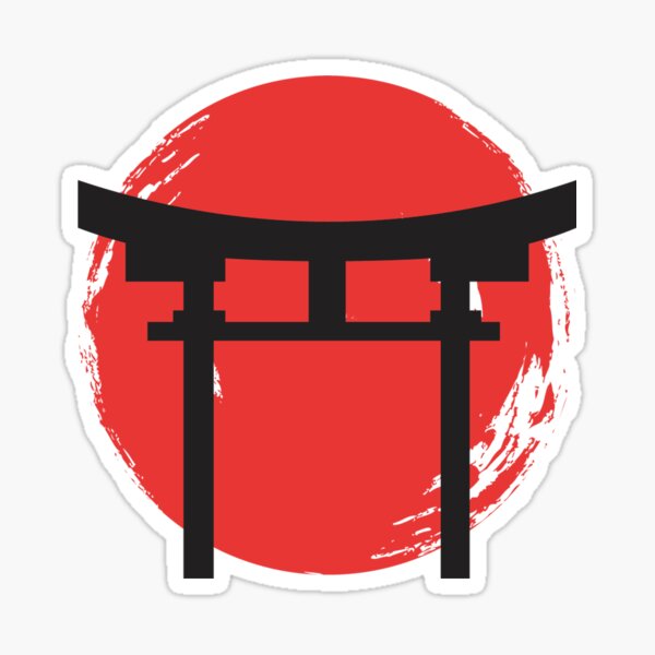 "Japan Gate" Sticker for Sale by Shinobi23 | Redbubble