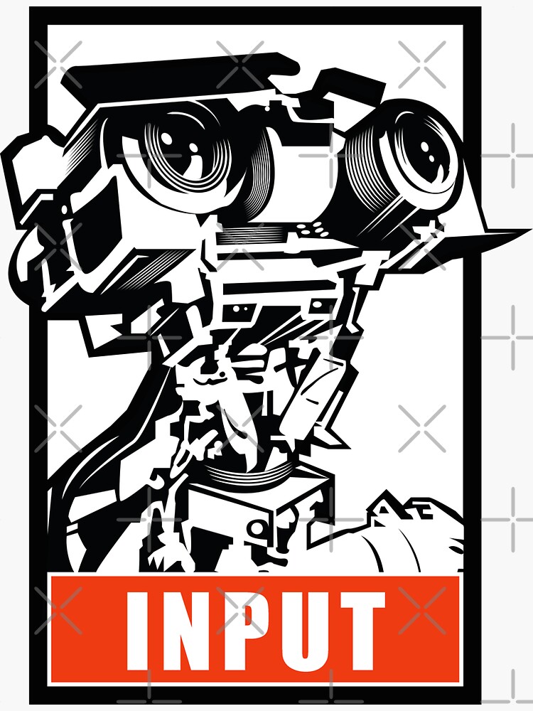 "INPUT" Sticker for Sale by paoloravera | Redbubble