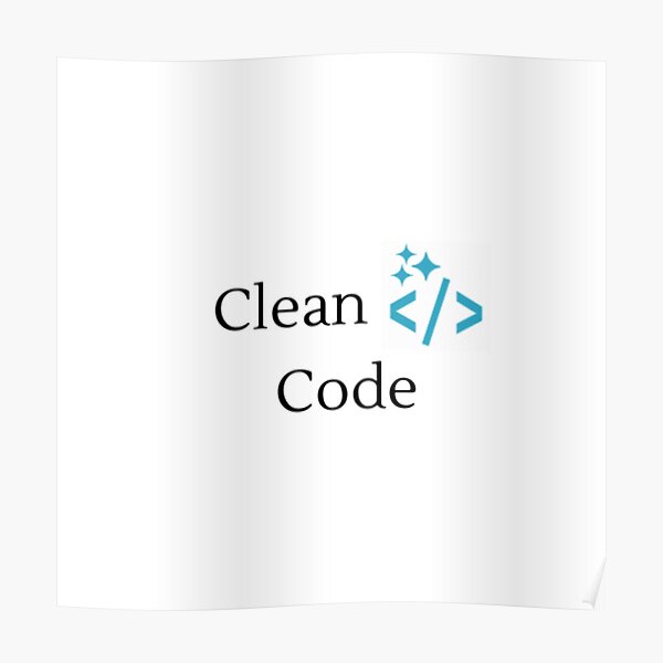 "Clean Code" Poster by IT-shop | Redbubble