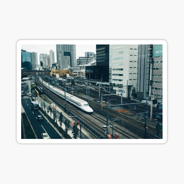 "Shinkansen Bullet Train" Sticker for Sale by JonesyDave | Redbubble