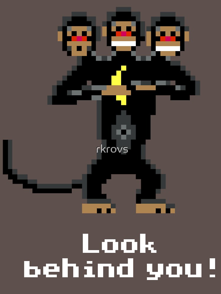 "Three-Headed Monkey V2" T-shirt for Sale by rkrovs | Redbubble ...