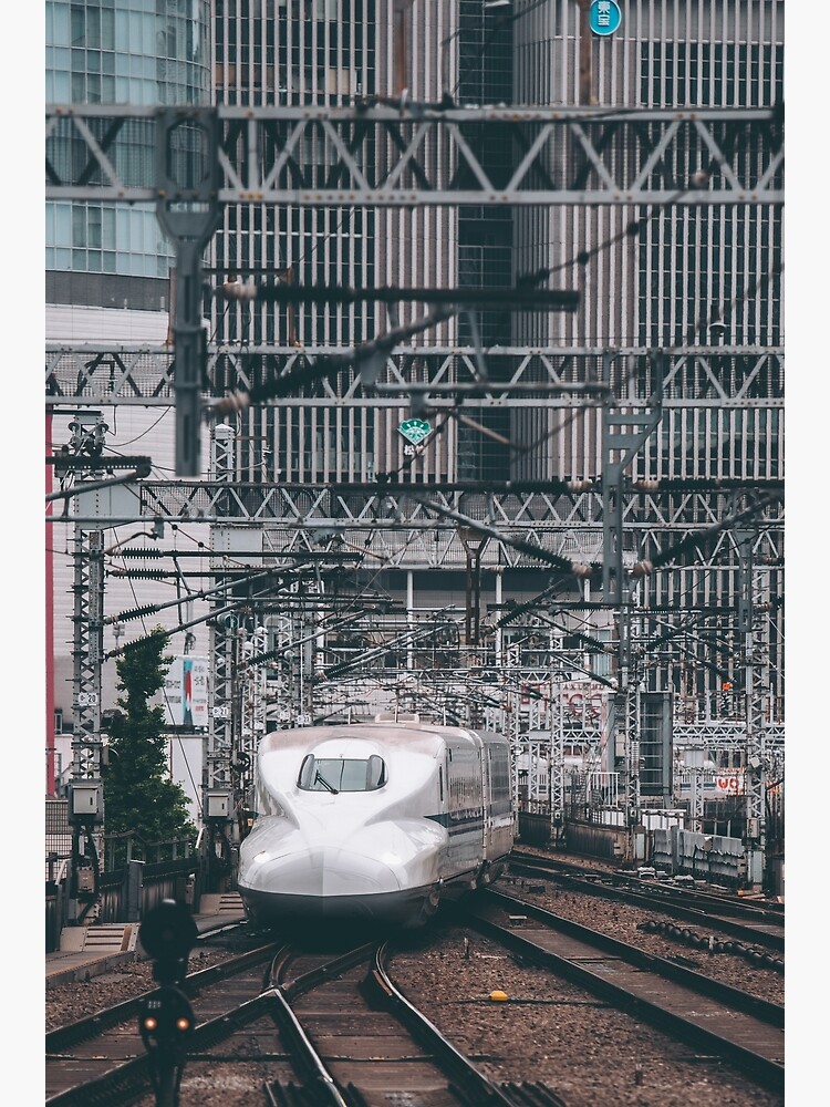 "Shinkansen Bullet Train " Poster for Sale by JonesyDave | Redbubble