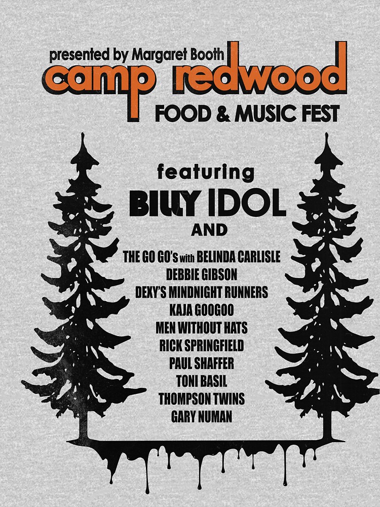 "Camp Redwood Food & Music Fest " T-shirt for Sale by celluloidjam ...