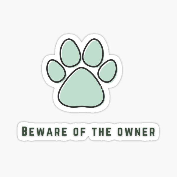 "Dog foot step " Sticker for Sale by CreativDesignSV | Redbubble