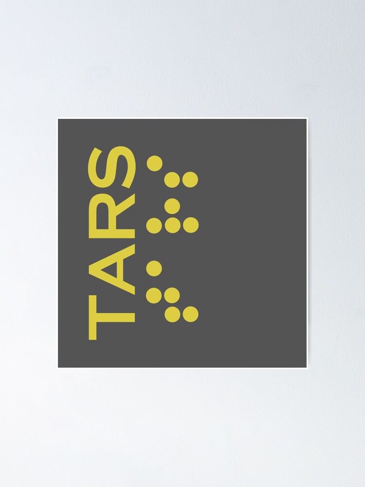 "Interstellar - Tars design (correct font)" Poster by youtubedesign ...