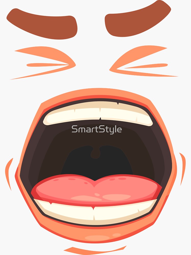 "Cry Face" Sticker for Sale by SmartStyle | Redbubble