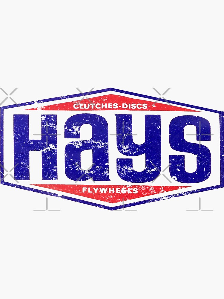 "Hays " Sticker for Sale by Retrorockit | Redbubble