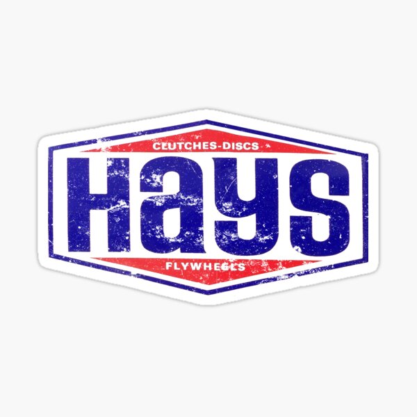 "Hays " Sticker for Sale by Retrorockit | Redbubble