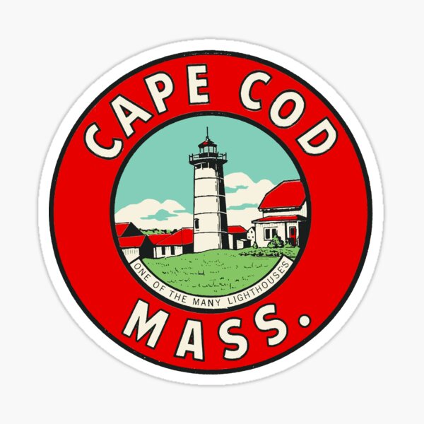 "Vintage Cape Cod Decal" Sticker for Sale by zsonn | Redbubble