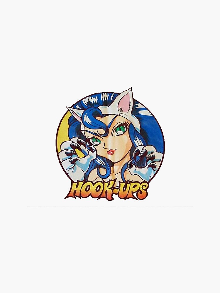 "Hook Ups Vintage" Sticker for Sale by shpinggg | Redbubble