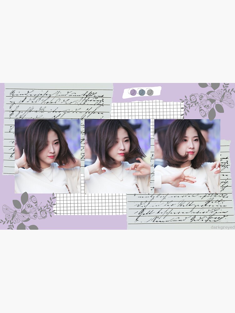 "Haesul Pastel Purple Edit" Sticker by darkgreyed | Redbubble