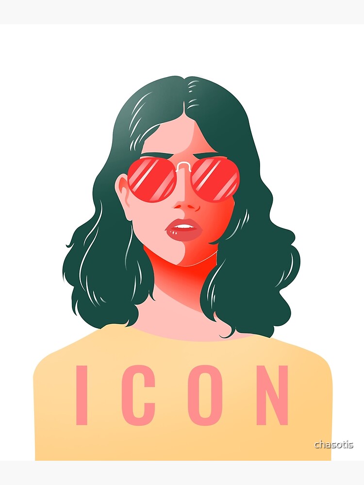 "She's An Icon" Poster for Sale by chasotis | Redbubble
