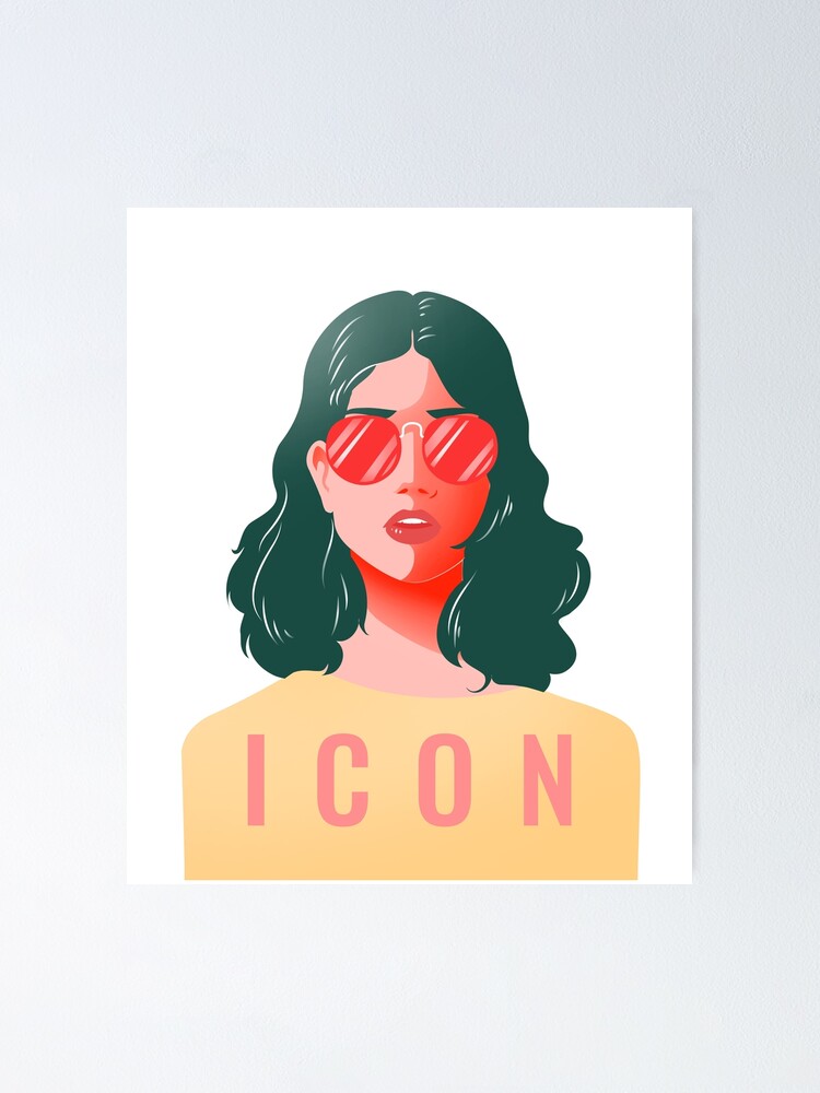"She's An Icon" Poster for Sale by chasotis | Redbubble