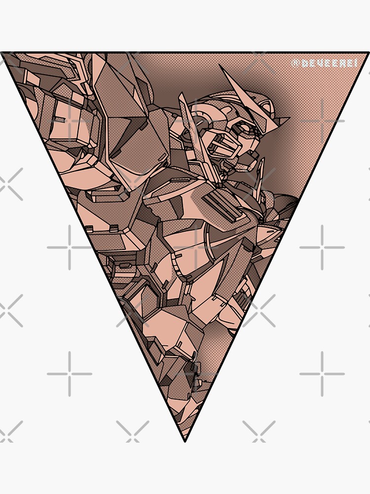 "Exia Tatt Style" Sticker by deveerei | Redbubble