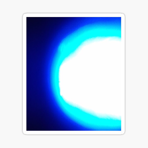 "Blue Laser Light" Sticker for Sale by Fighter31 | Redbubble