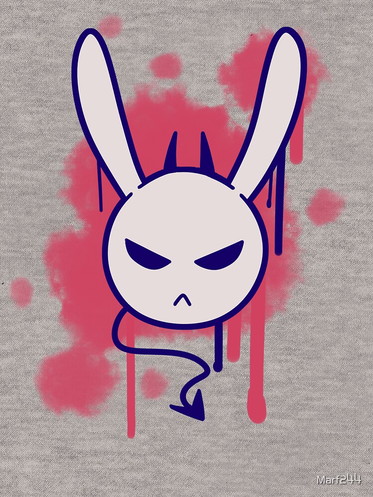 "Demon Bunny(Drippy)" Lightweight Hoodie for Sale by Marf244 | Redbubble