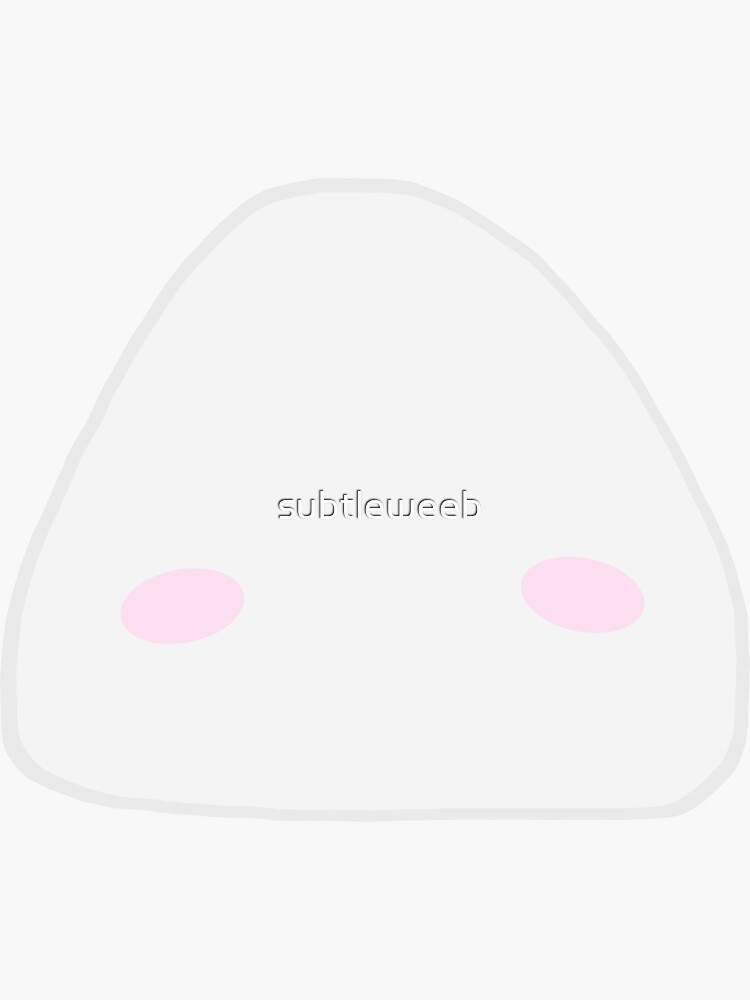 "Tohru Honda Rice Ball Form" Sticker for Sale by subtleweeb | Redbubble