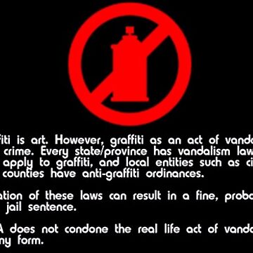 "Jet Set Radio Future (JSRF) Graffiti Is Art Vandalism Warning ...