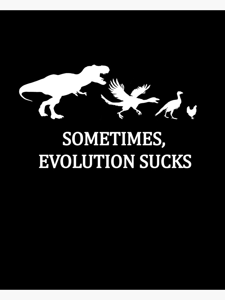 "Funny Evolution " Poster for Sale by Captainmairah | Redbubble