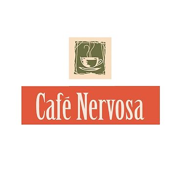 "Cafe Nervosa" Coffee Mug for Sale by amyternent | Redbubble