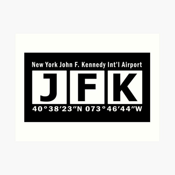John F Kennedy International Airport Jfk Wall Art | Redbubble
