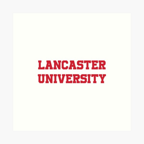 "Lancaster University Text Logo" Art Print for Sale by jcjapparel ...